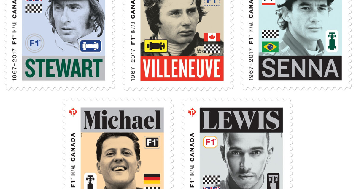 Canada Post commemorates F1 with stamp series- vicariousmag.com