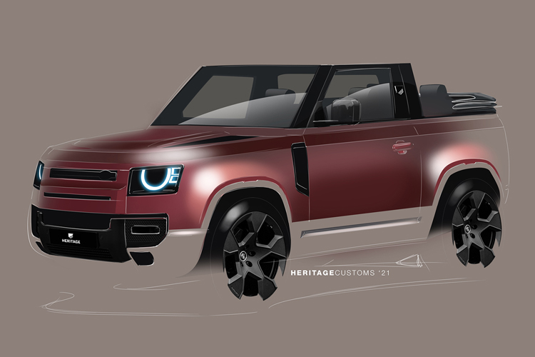Land Rover Defender Convertible - Vicarious Magazine